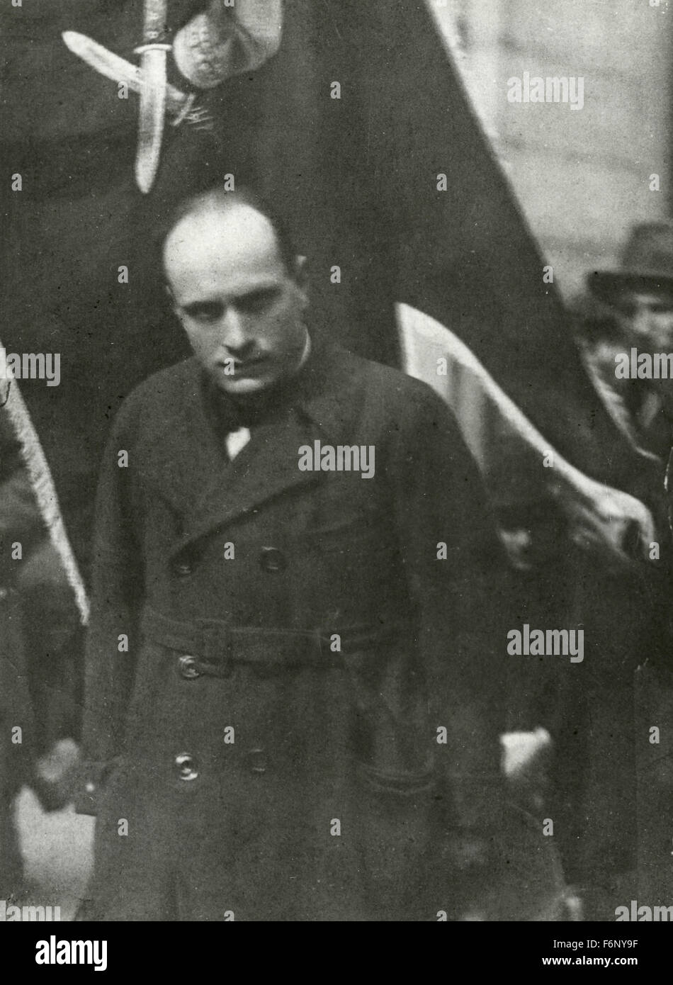 Der italienische Politiker Benito Mussolini Stockfotografie - Alamy