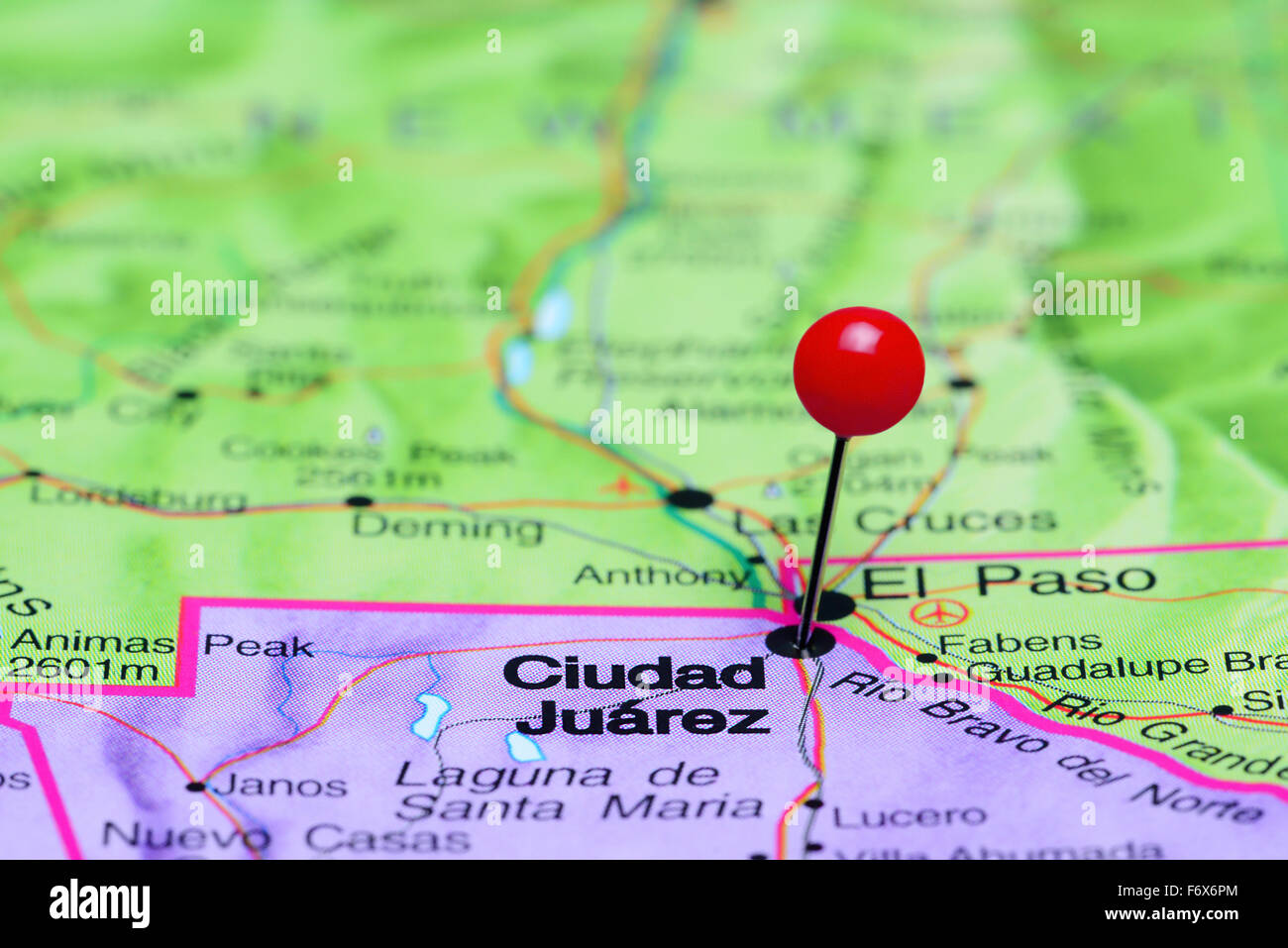 Mapa de ciudad juarez -Fotos und -Bildmaterial in hoher Auflösung – Alamy