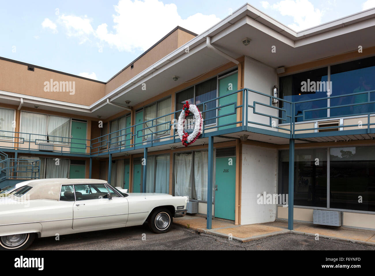 Das National Civil Rights Museum im Lorraine Motel in Memphis ...
