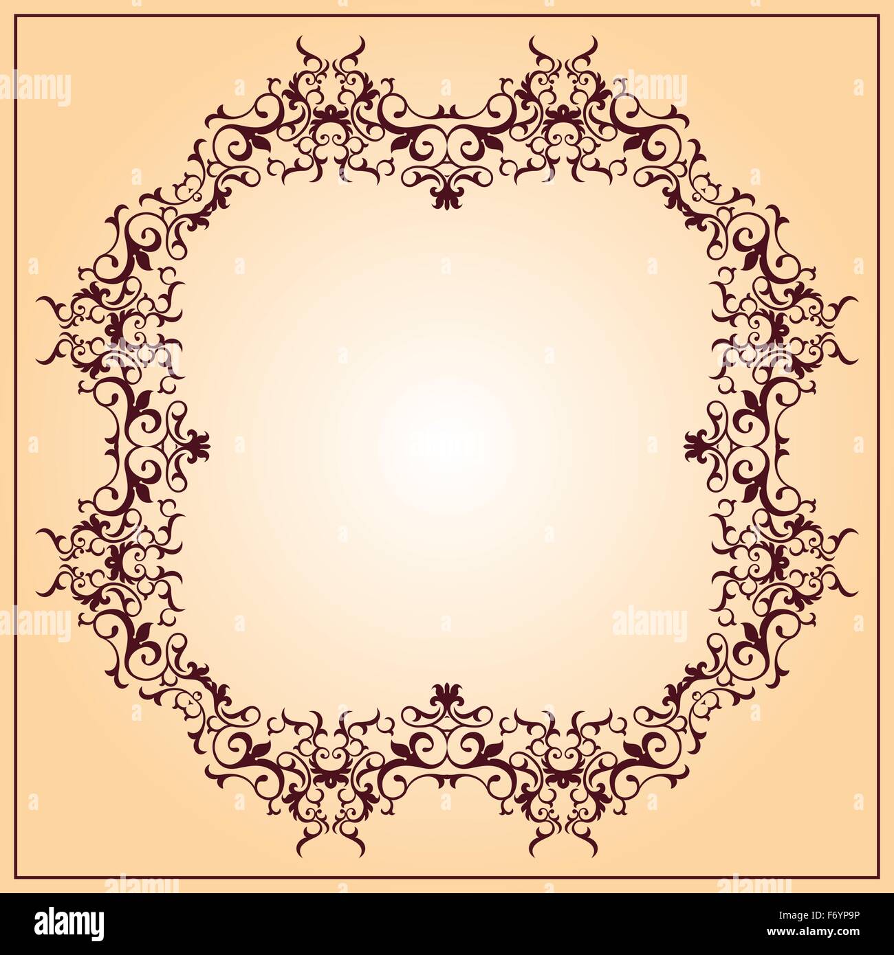 Frame Border Design Vektorgrafiken Stock-Vektorgrafik - Alamy