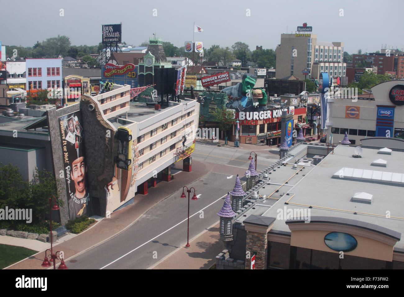 Ripleys glauben es oder nicht bauen. Burger King Restaurant mit ...