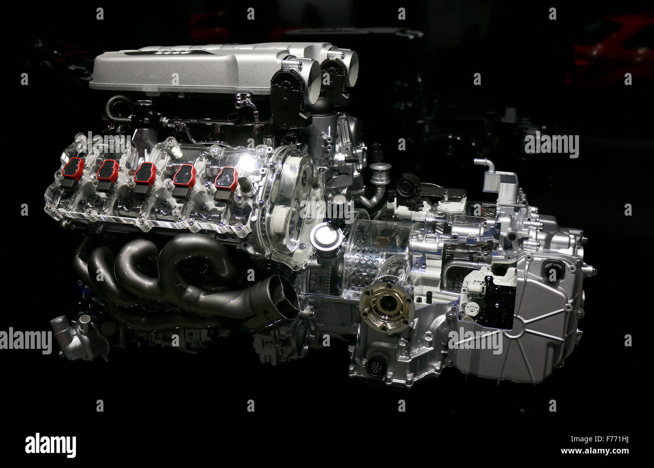 Audi R8 V10 Motor AUDI R8 V10 FSI Engine 3D Modell TurboSquid