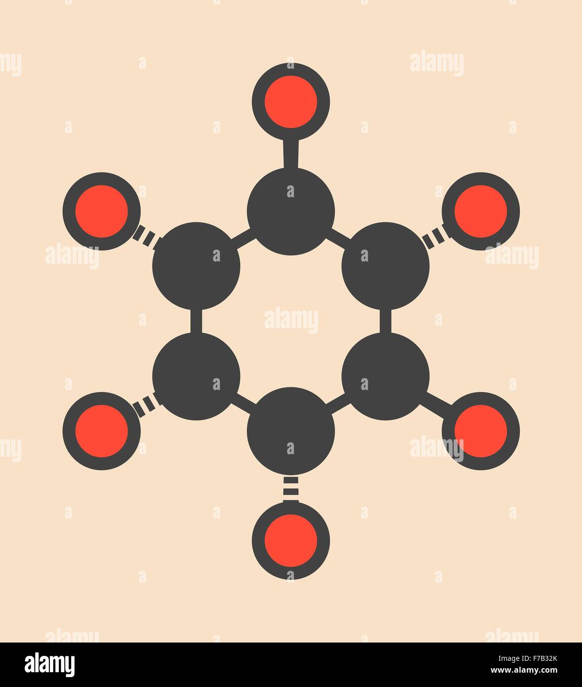 Inosit (Myo-Inosit) Molekül. Inositol und seine Phosphate spielen eine ...