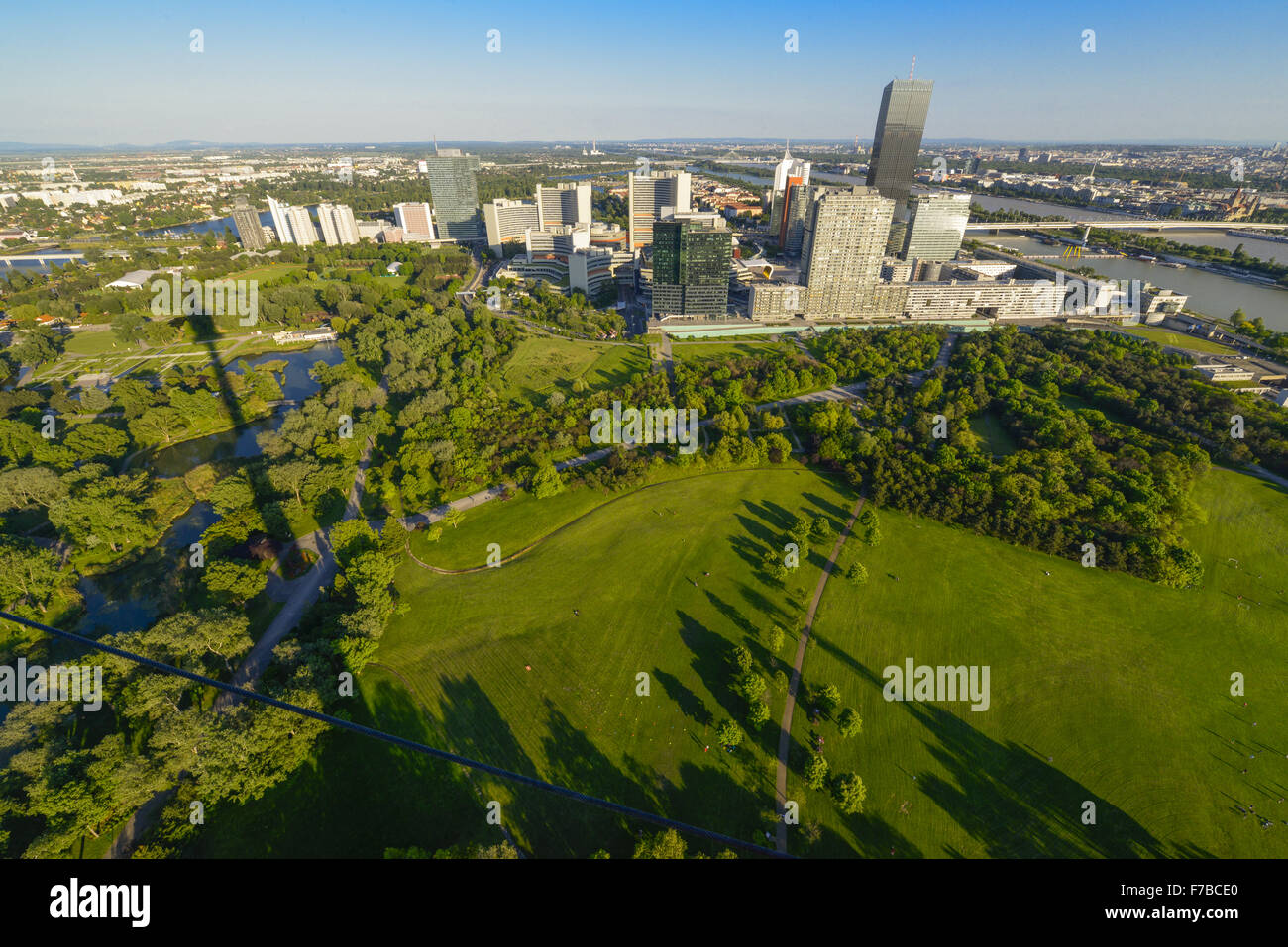 Wien, Donau-City, Österreich Stockfotografie - Alamy