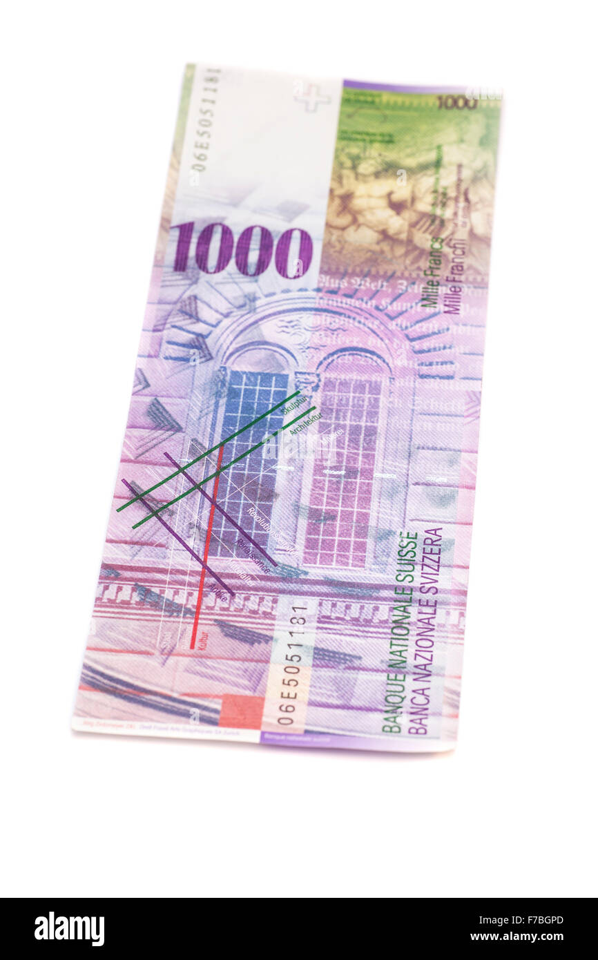Swiss 1000 franc note switzerland -Fotos und -Bildmaterial in hoher ...