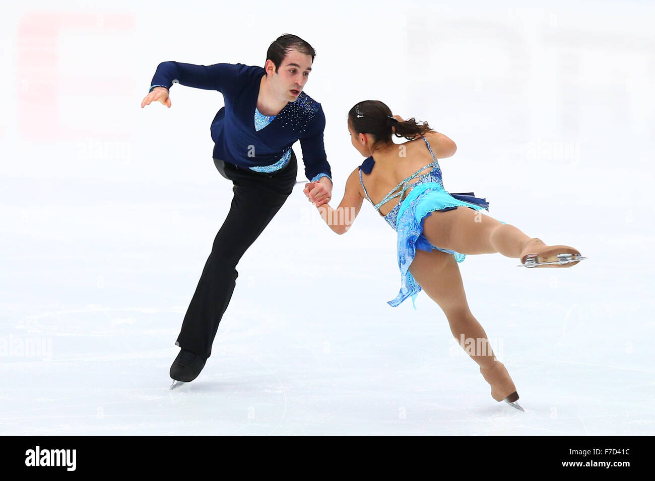 Nagano, Japan. 28. November 2015. Amani Fancy & Christopher Boyadji ...