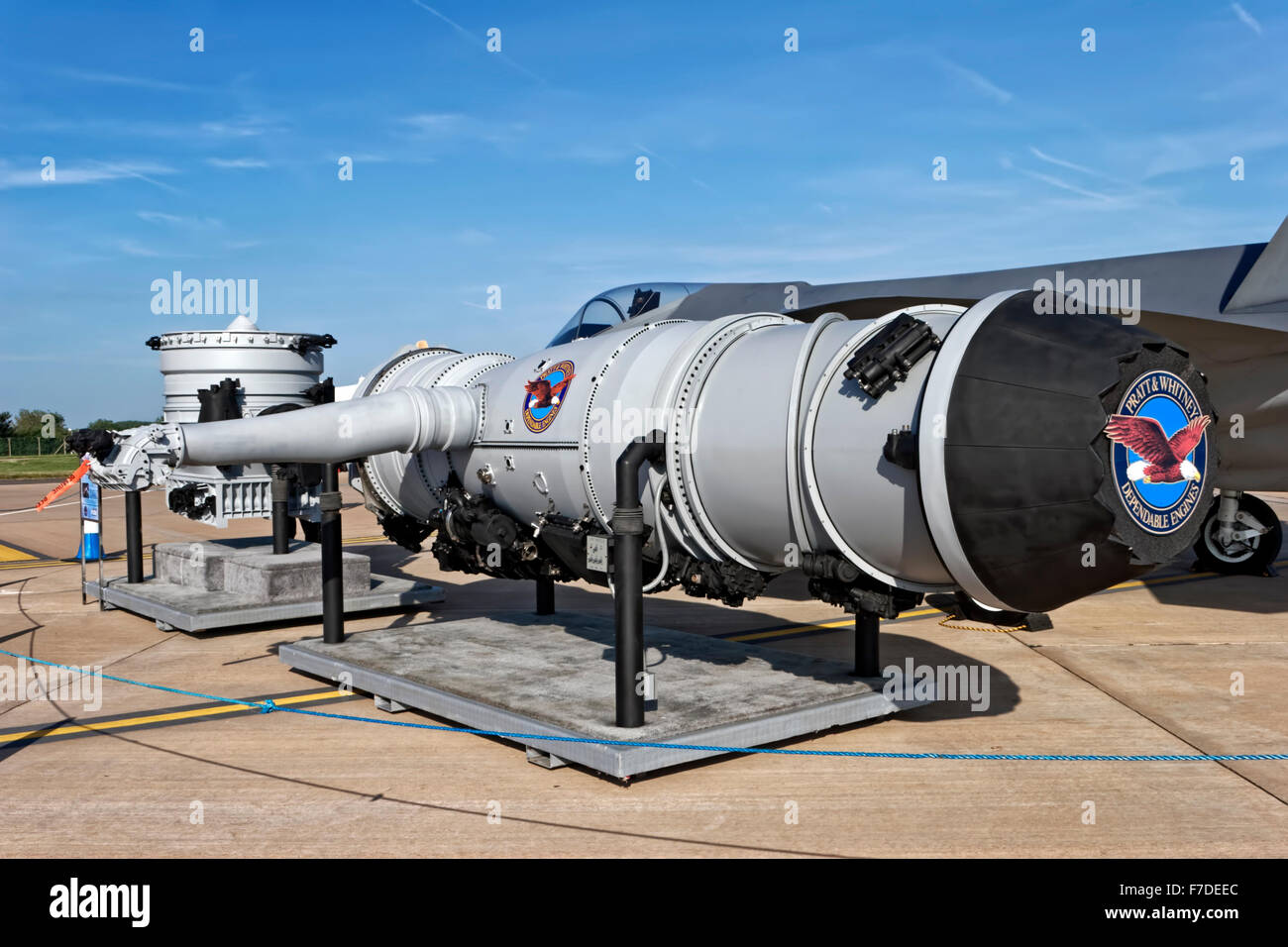 Pratt & Whitney F135-Turbofan Jet-Flugmotor Stockfotografie - Alamy