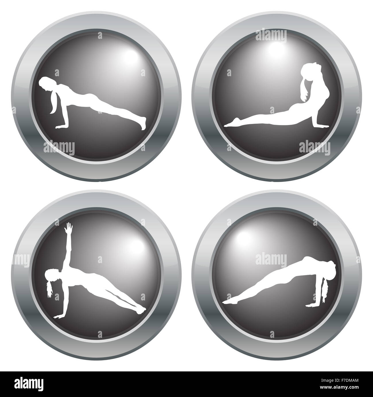 Plank pose symbol -Fotos und -Bildmaterial in hoher Auflösung – Alamy