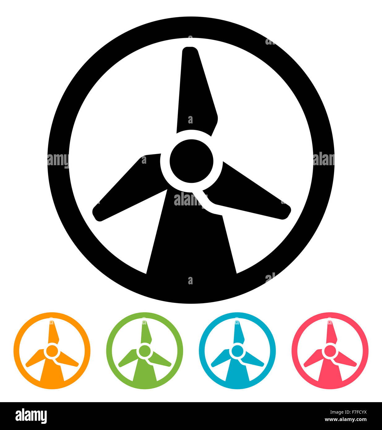 Wind turbine symbol -Fotos und -Bildmaterial in hoher Auflösung – Alamy