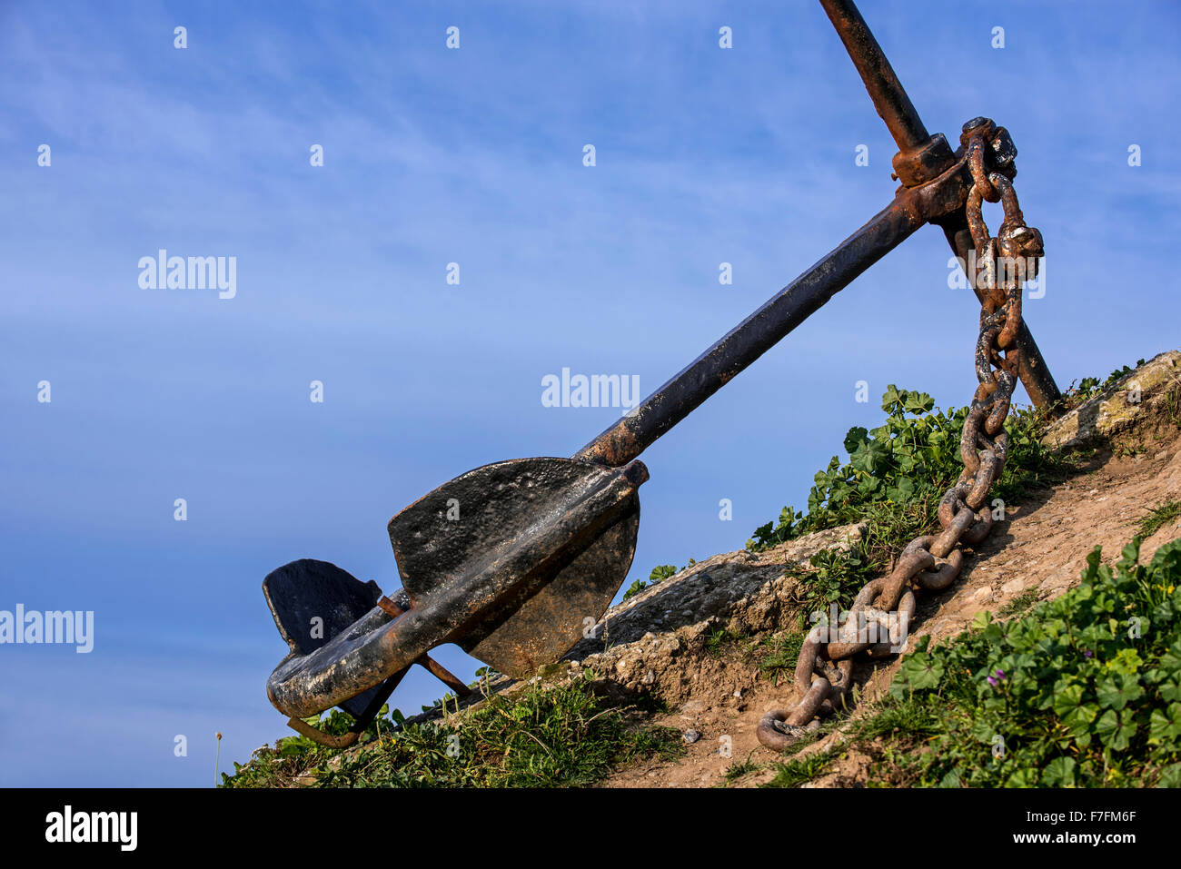 Old ship anchor -Fotos und -Bildmaterial in hoher Auflösung – Alamy