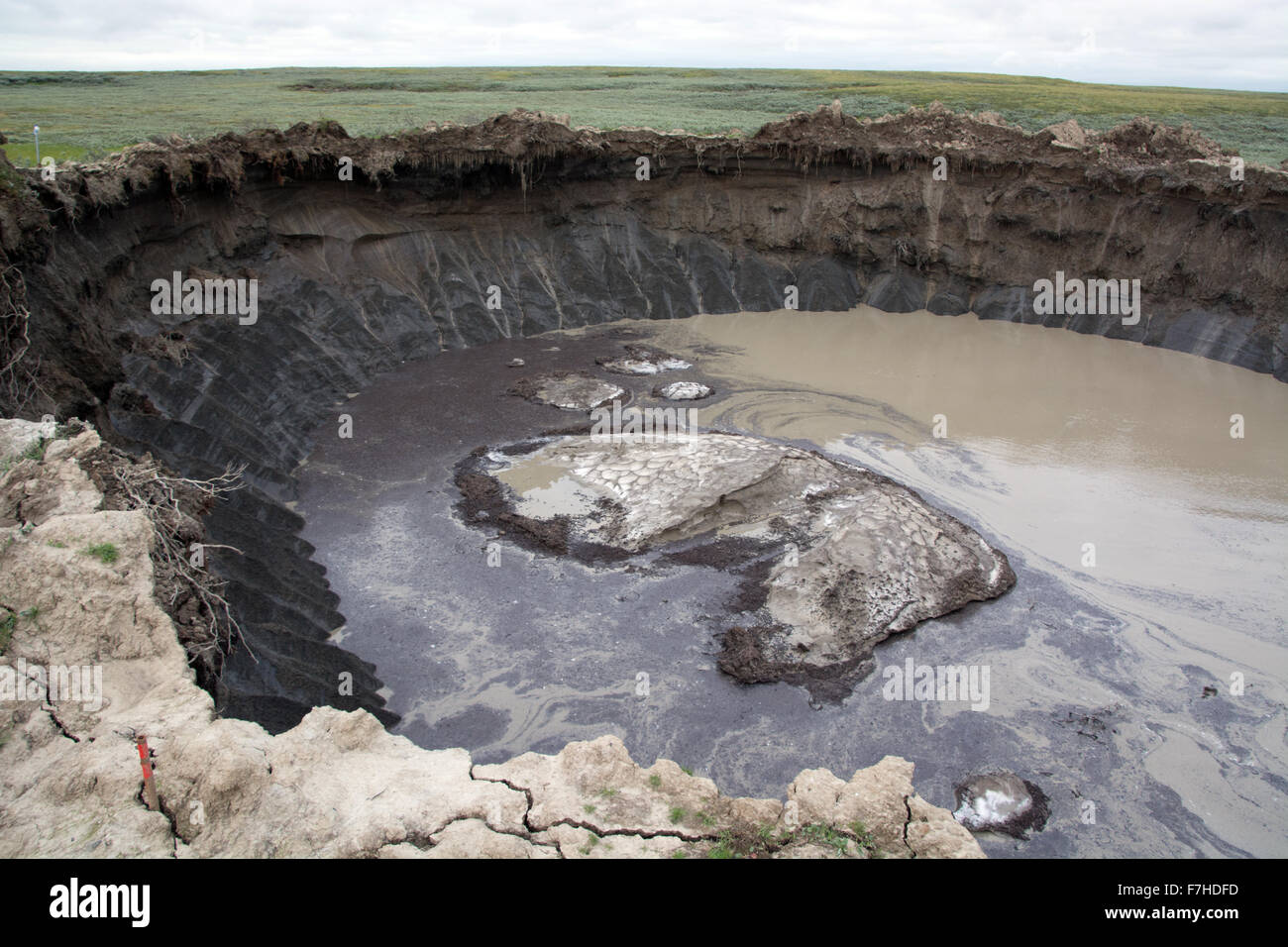 Russia Tundra Crater Stockfotos und -bilder Kaufen - Alamy
