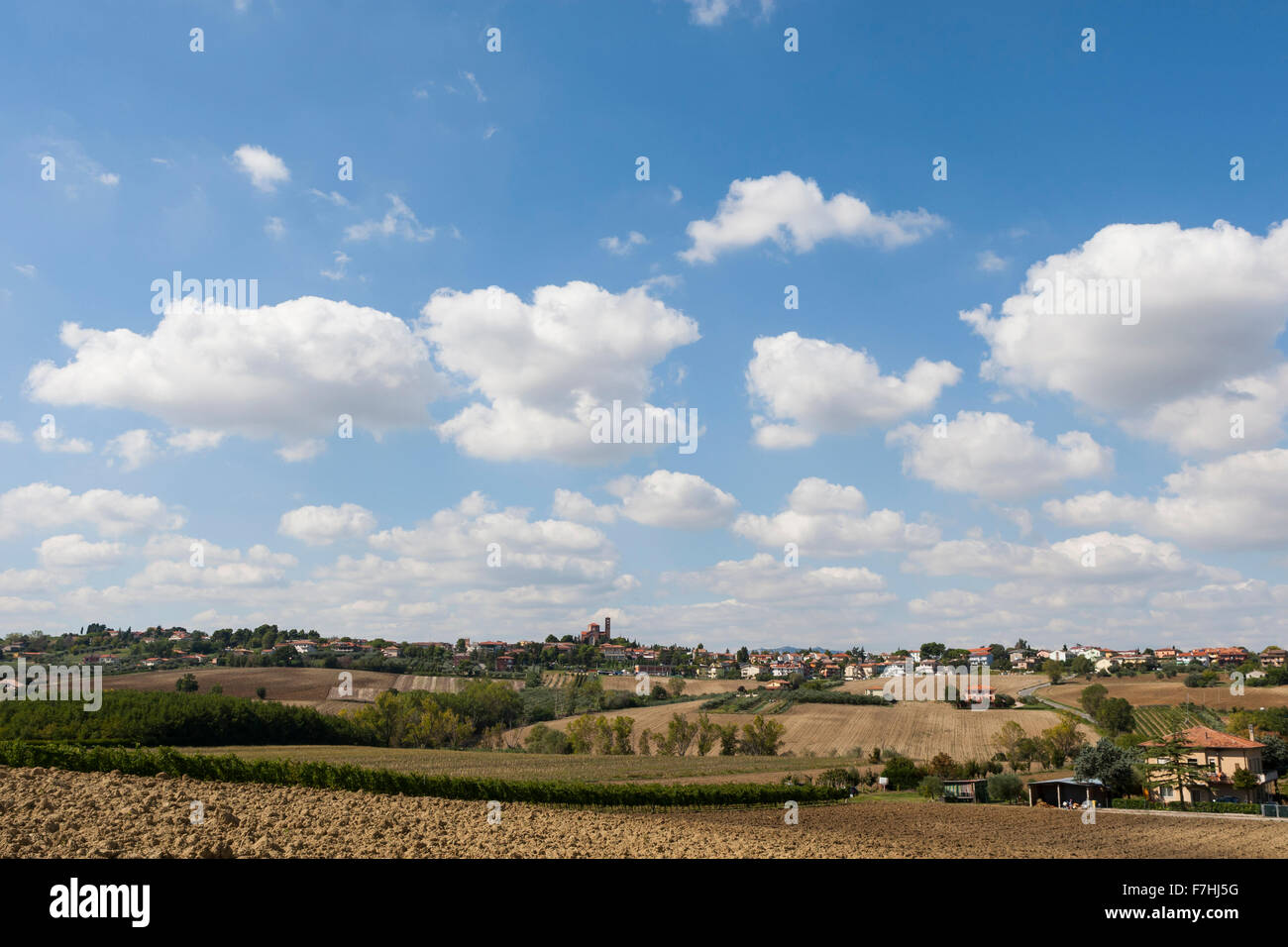 Coriano Ridge, Coriano, Italien. Die Szene des Weltkrieges zwei ...