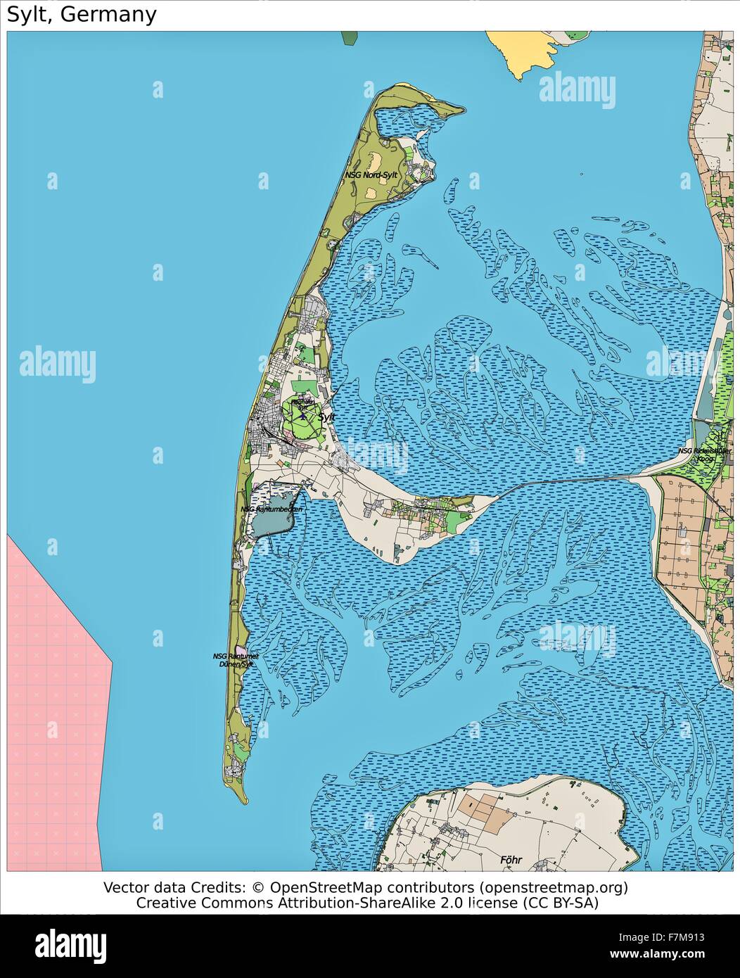 Map Sylt Stockfotos und -bilder Kaufen - Alamy