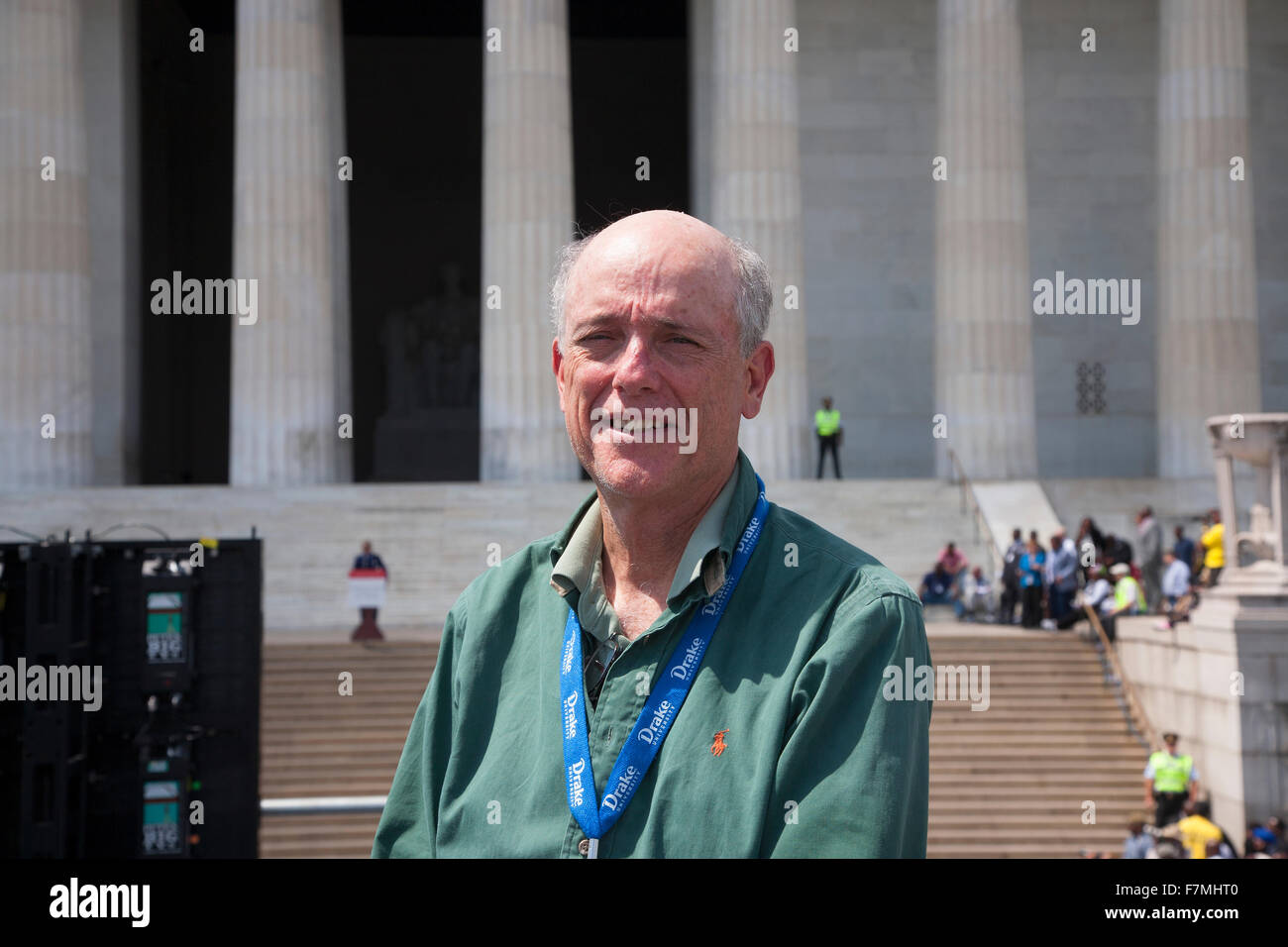 Fotograf Joseph Sohm am Martin-Luther-King-50. Jahrestag des "I Have A ...