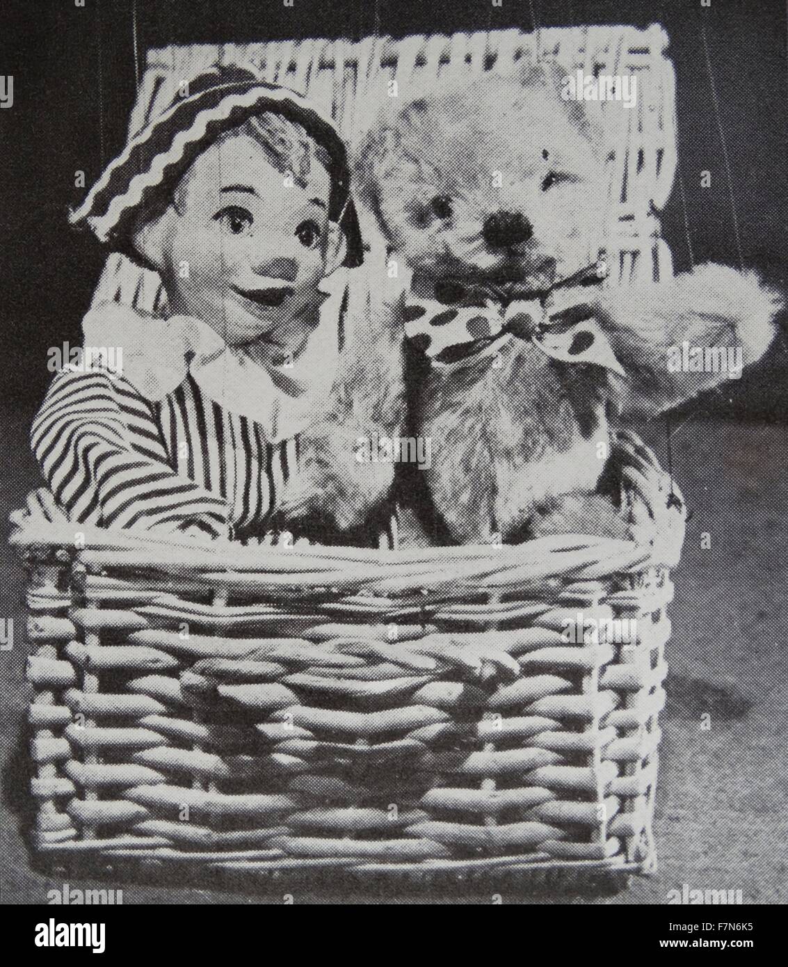 Andy Pandy Fernsehen Kinderpuppen British Fifties Sixties Teddy ...