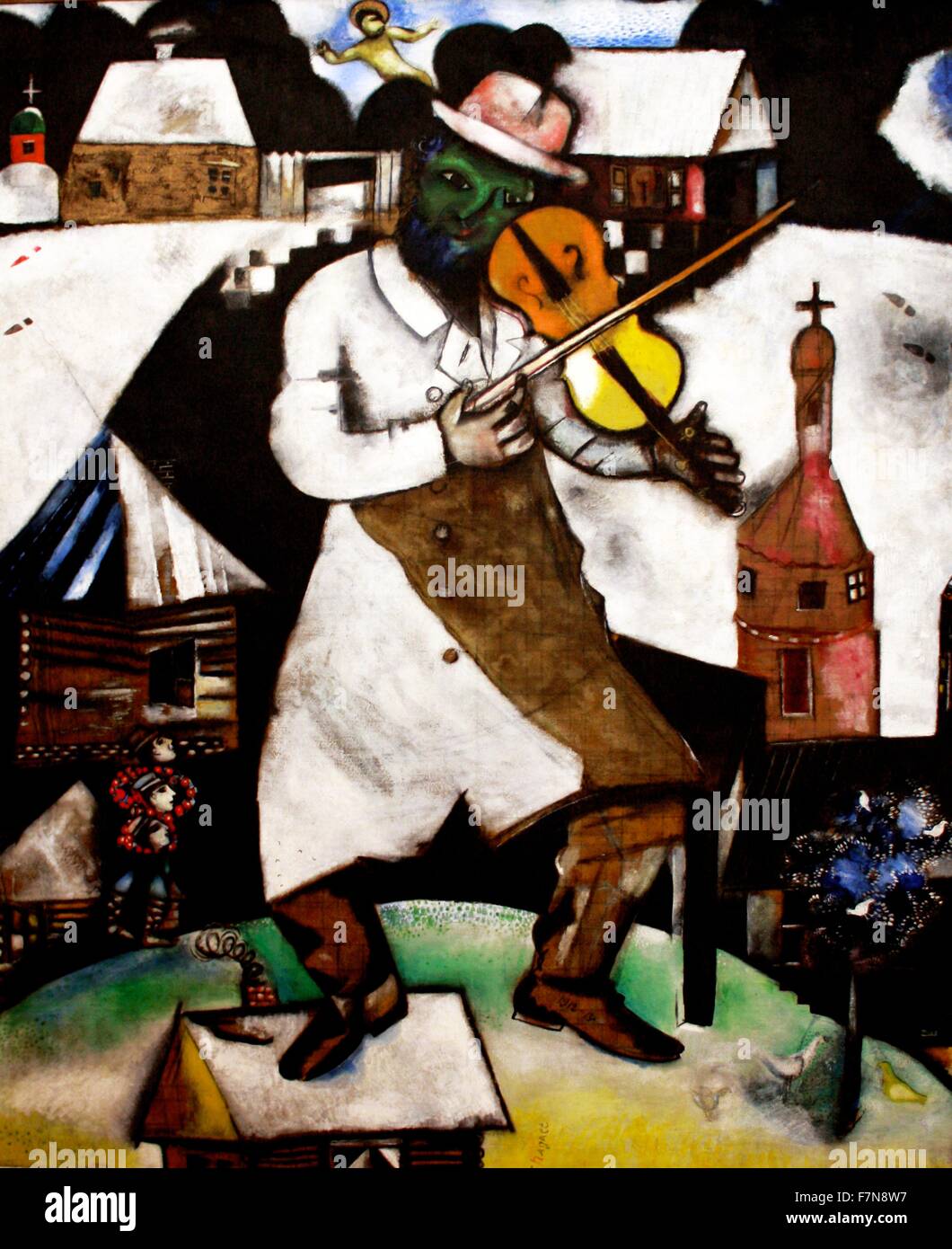 The violinist by marc chagall -Fotos und -Bildmaterial in hoher ...