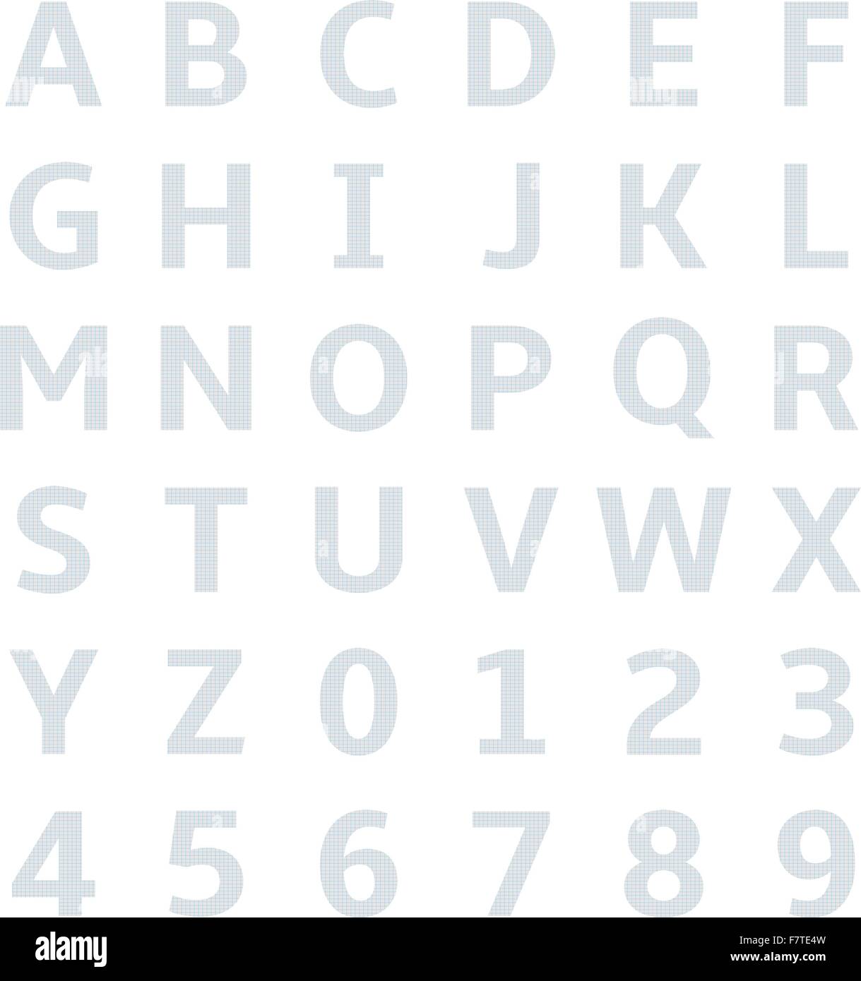 Alphabet abc Stock-Vektorgrafiken kaufen - Alamy