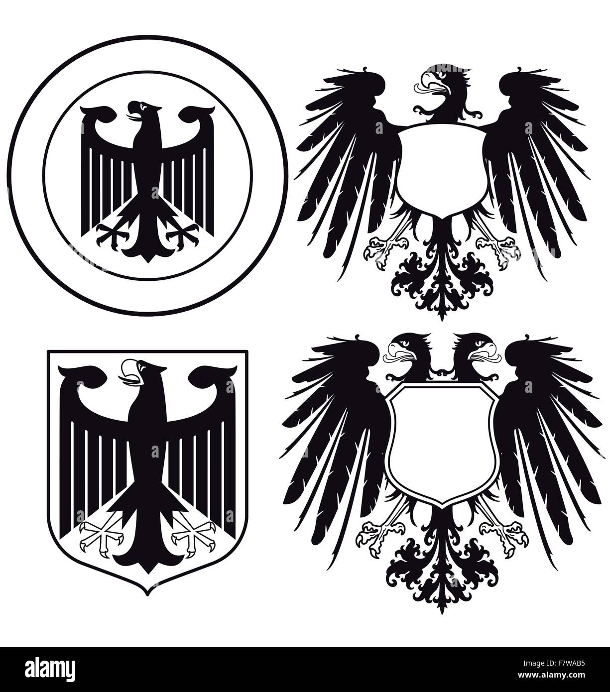 Imperial german flag Ausgeschnittene Stockfotos und -bilder - Alamy