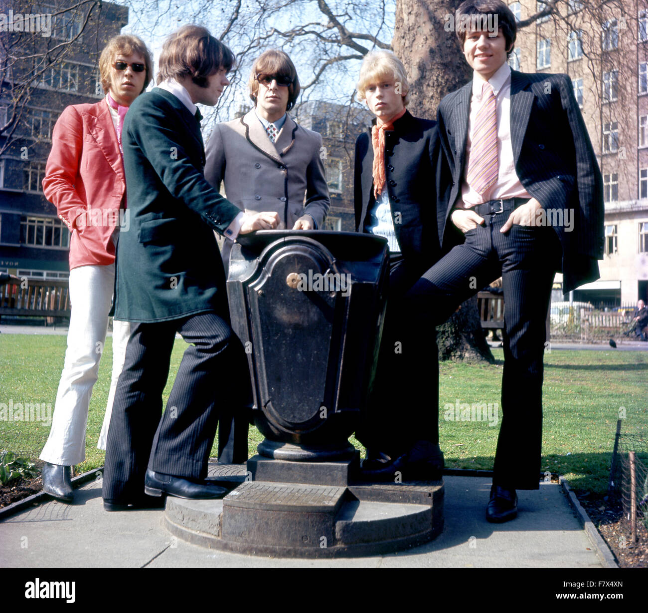 DIE MOVE UK Pop-Gruppe im September 1967. Von links: Trevor Burton, Roy ...