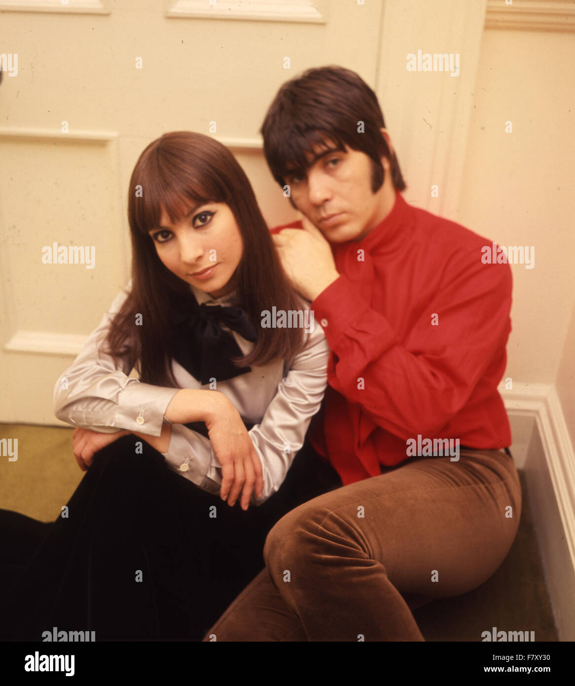 ESTHER & ABI OFARIM israelische pop-Duo im Jahr 1966. Foto Tony Gale ...
