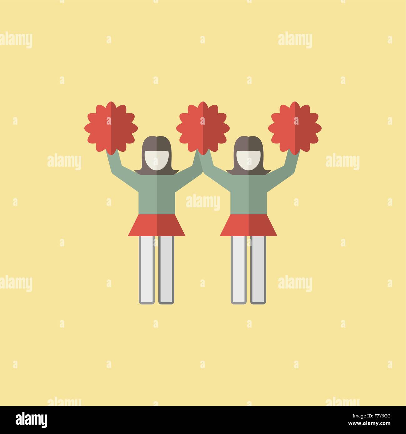 Cheerleading pictogram -Fotos und -Bildmaterial in hoher Auflösung – Alamy