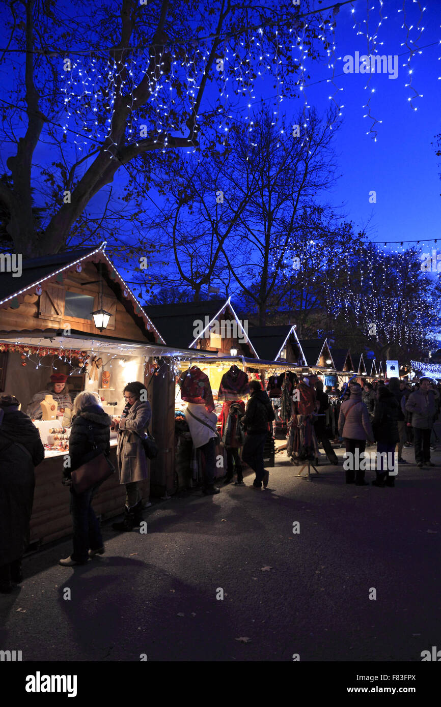 Christmas market montpellier hérault languedoc roussillon -Fotos und ...