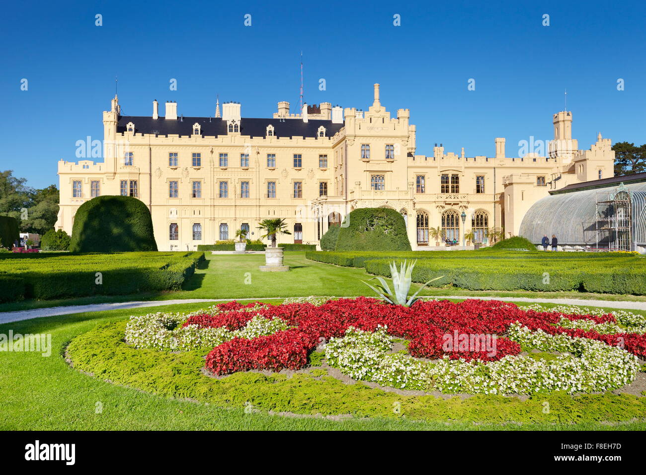 Schloss Lednice, Tschechien, Europa Stockfotografie - Alamy