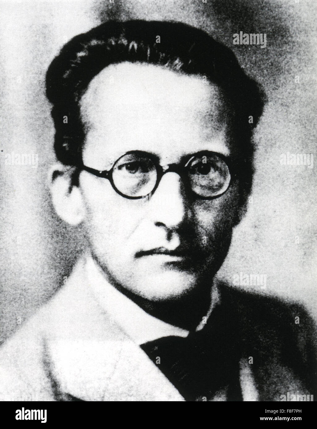 Österreichischen Physiker ERWIN Schrödinger (1887-1961) im Jahre 1933 ...