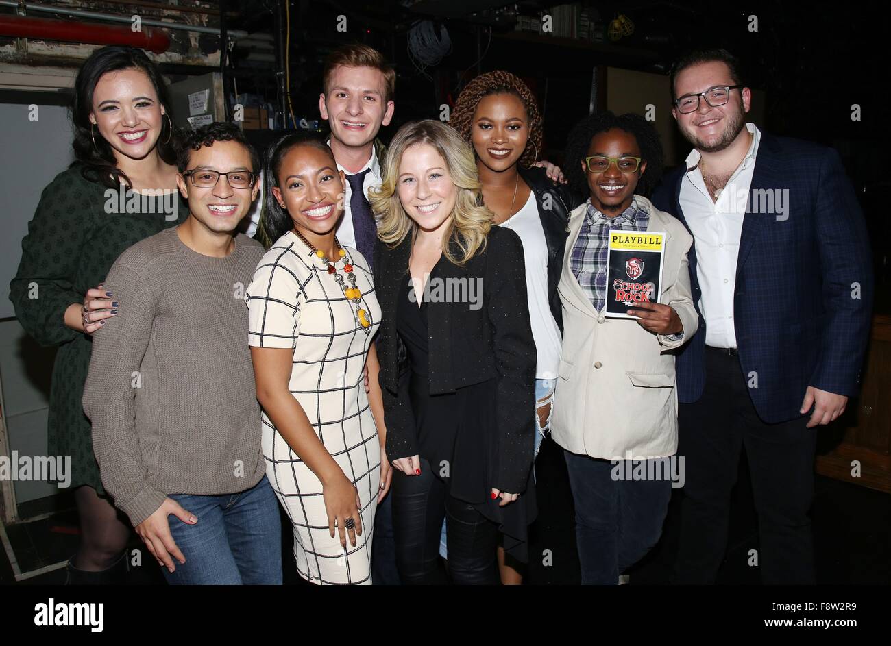 Die Besetzung der Broadway musical School of Rock traf einige ihrer ...
