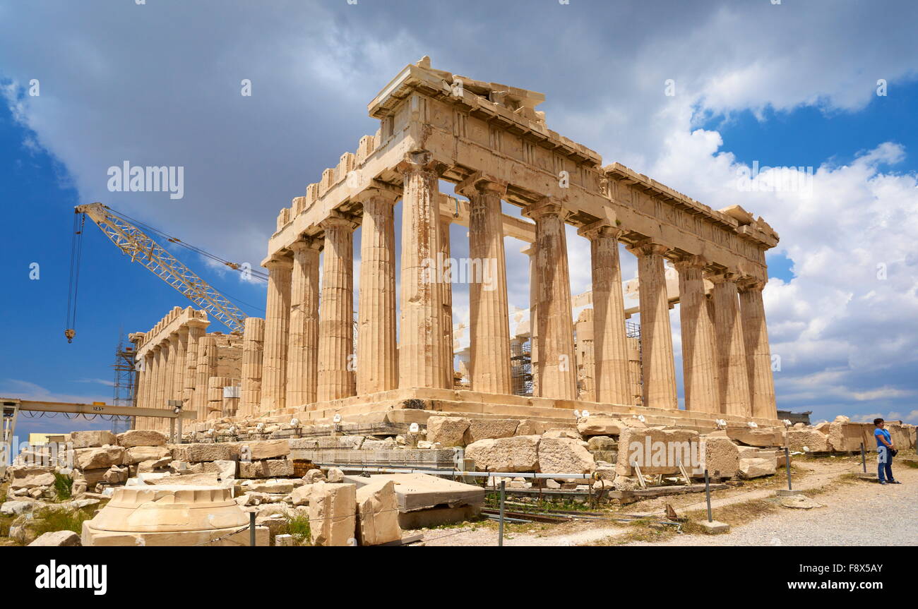 Athen - Akropolis (Acropole, Acropoli, Akropolis) - Parthenon Tempel ...