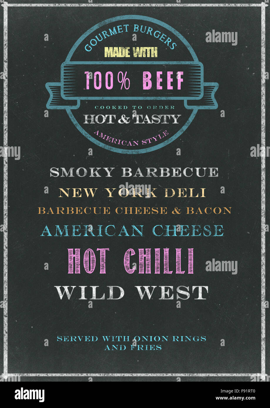 Tafel menü zeichen -Fotos und -Bildmaterial in hoher Auflösung – Alamy