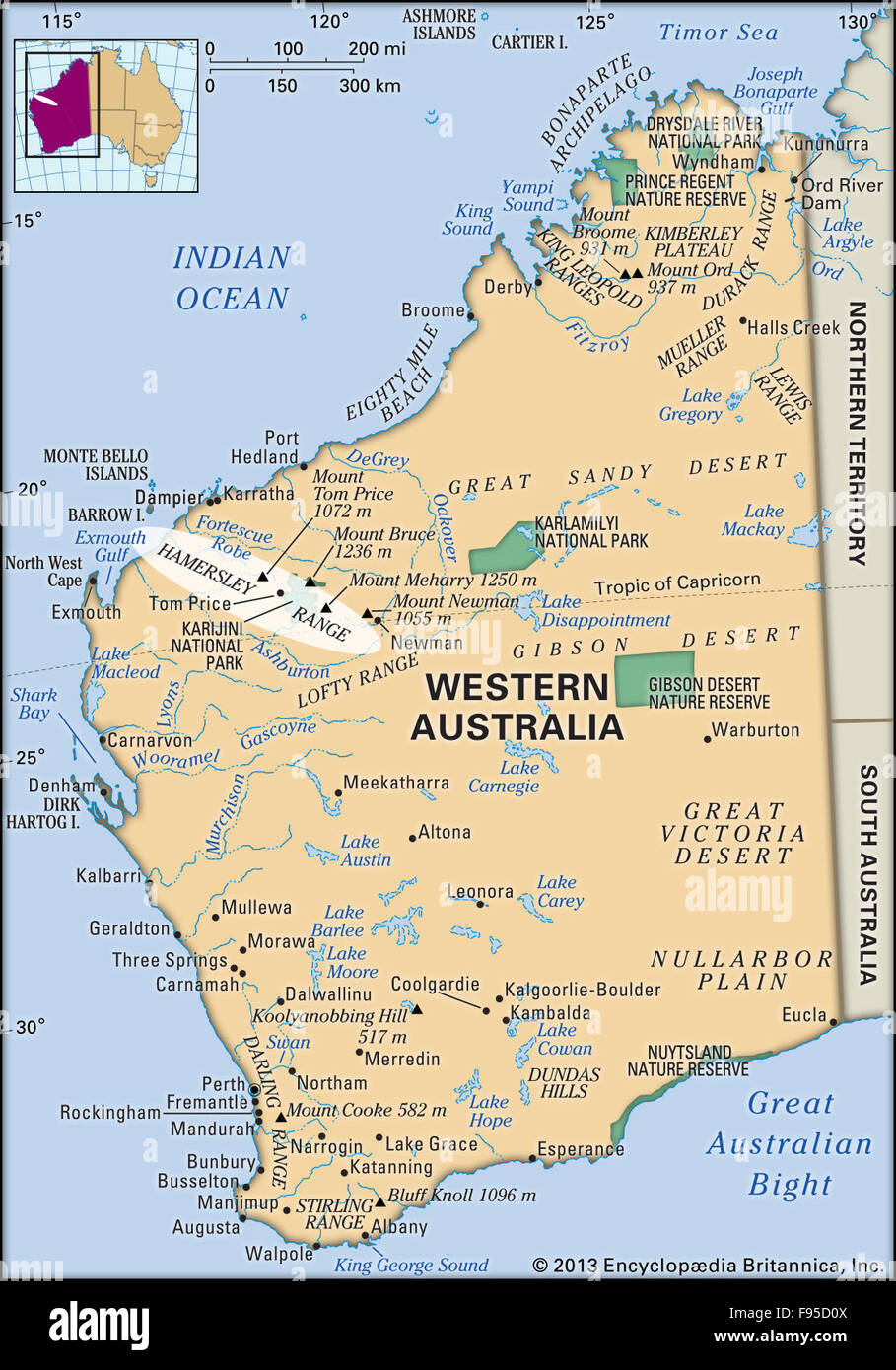 Hamersley Range, Western Australia, Australien Stockfotografie - Alamy