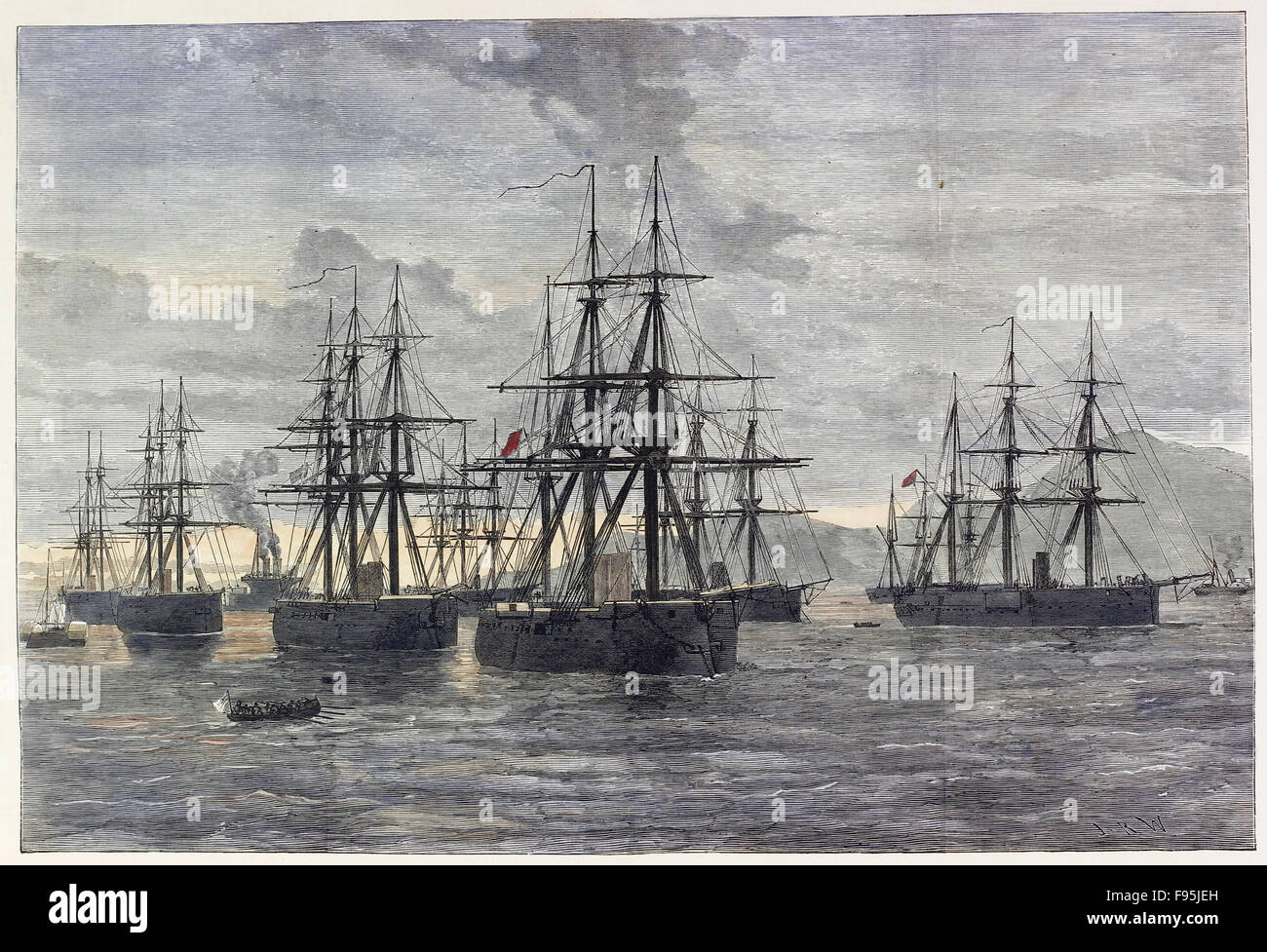 Geschichte Historisches Archiv Archivalbritish Flotte Stockfotos und -bilder Kaufen - Alamy