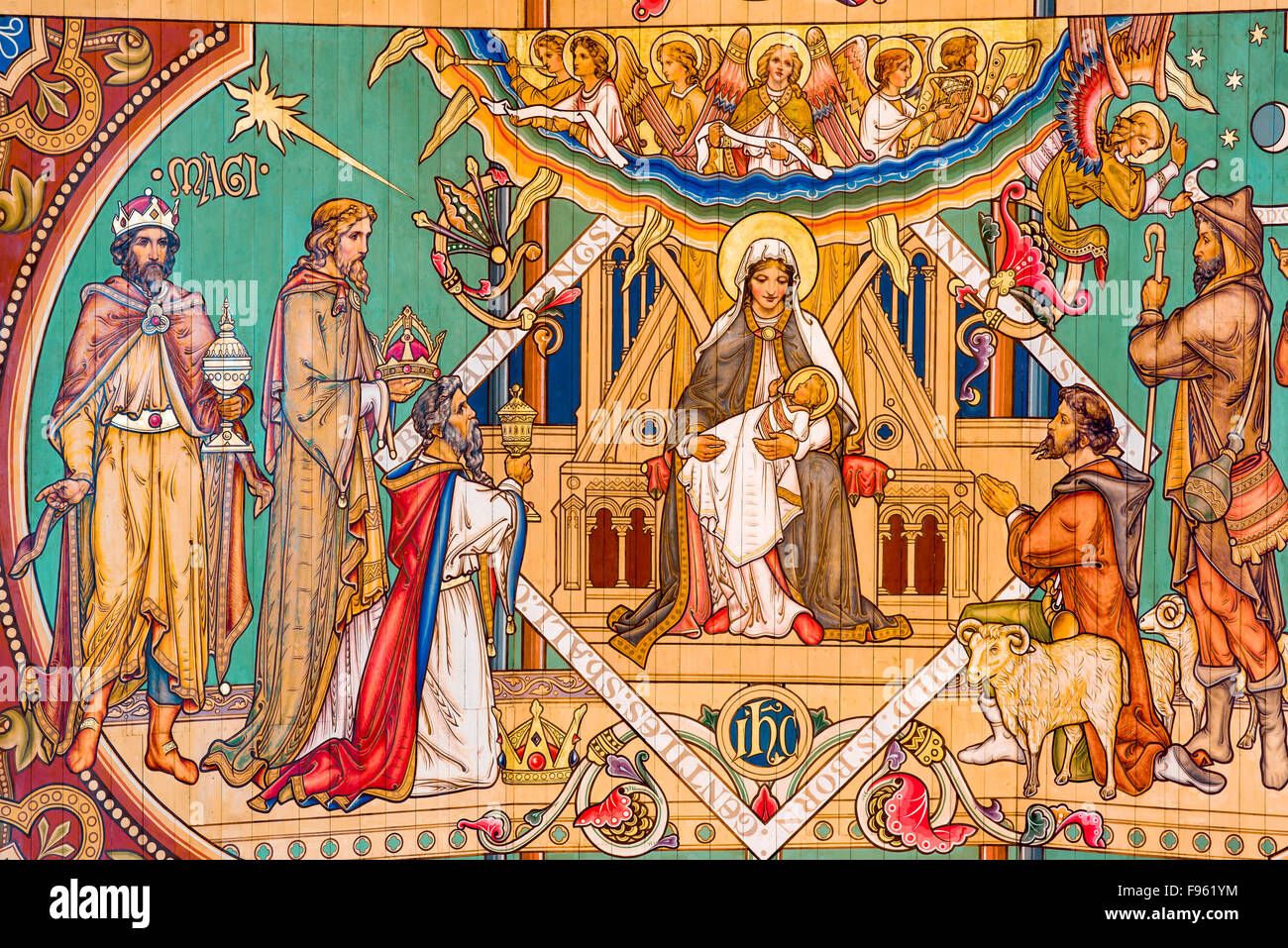 Birth of jesus painting -Fotos und -Bildmaterial in hoher Auflösung – Alamy