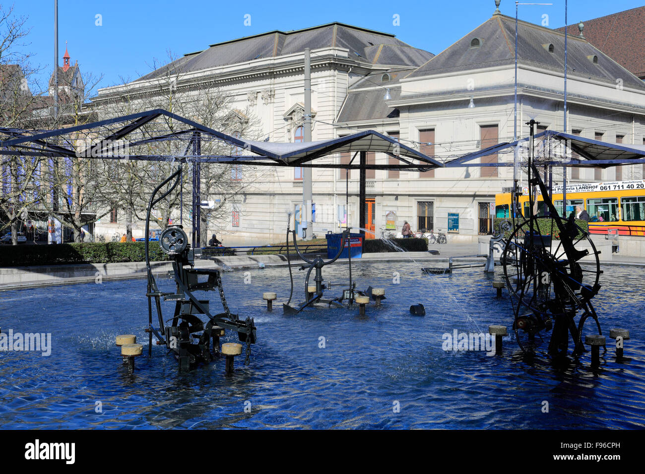 Tinguely-Brunnen, Stadt Basel, Kanton Basel-Stadt, Schweiz, Europa ...
