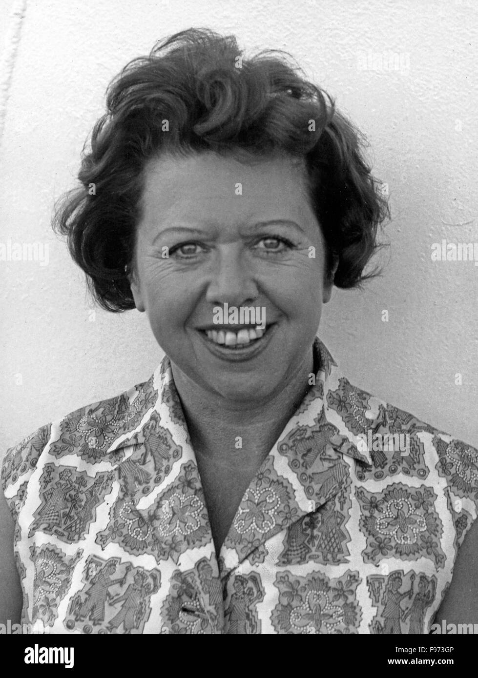Deutsche Fictitious character Brigitte Mira, Deutschland 1960er Jahre ...