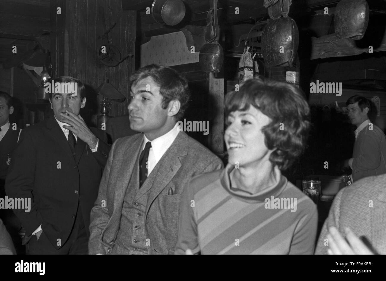 Internationale Sängerin Caterina Valente mit Michael Pfleghar, Eric Van ...