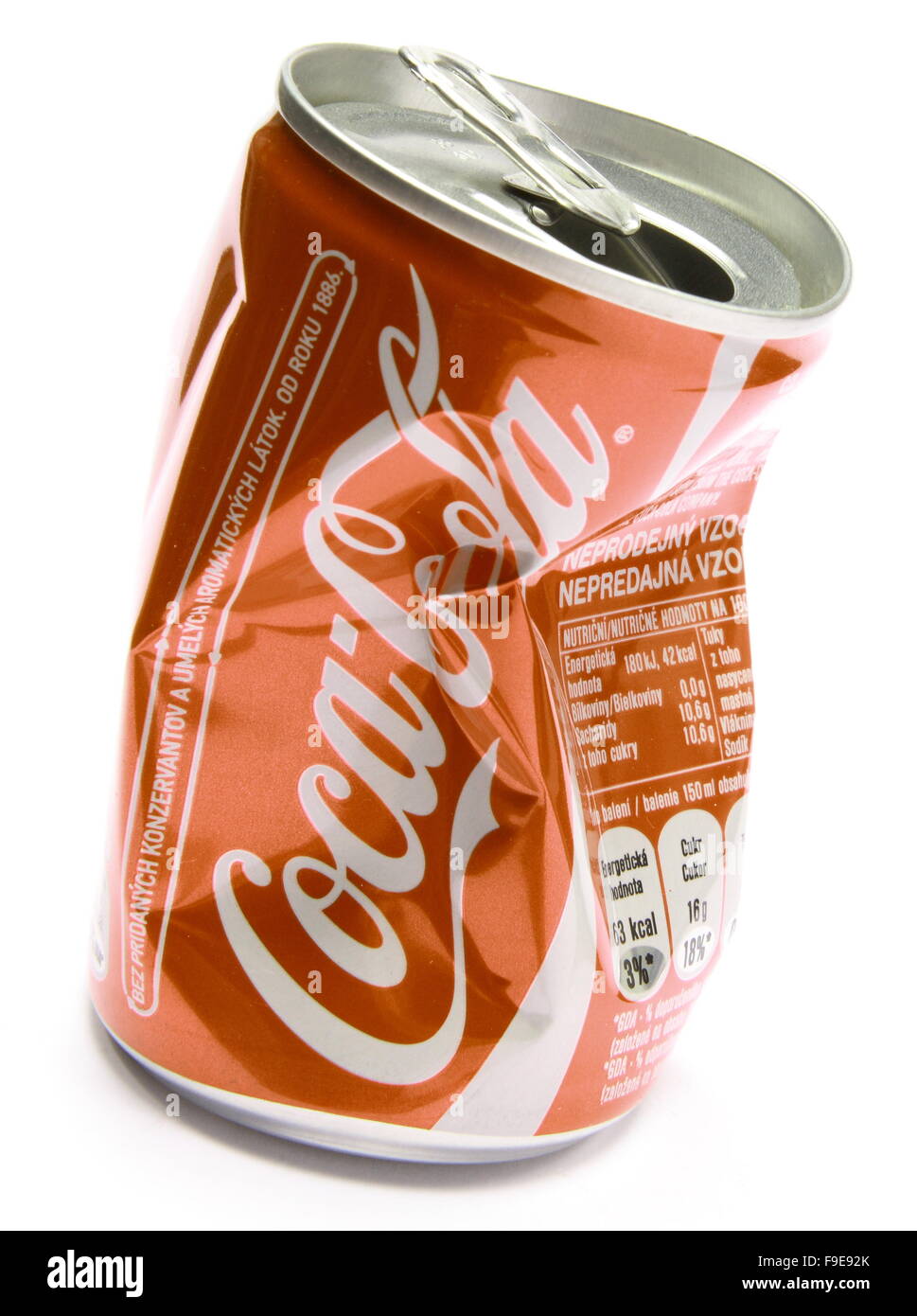 Empty Coca Cola Can Stockfotos und -bilder Kaufen - Alamy