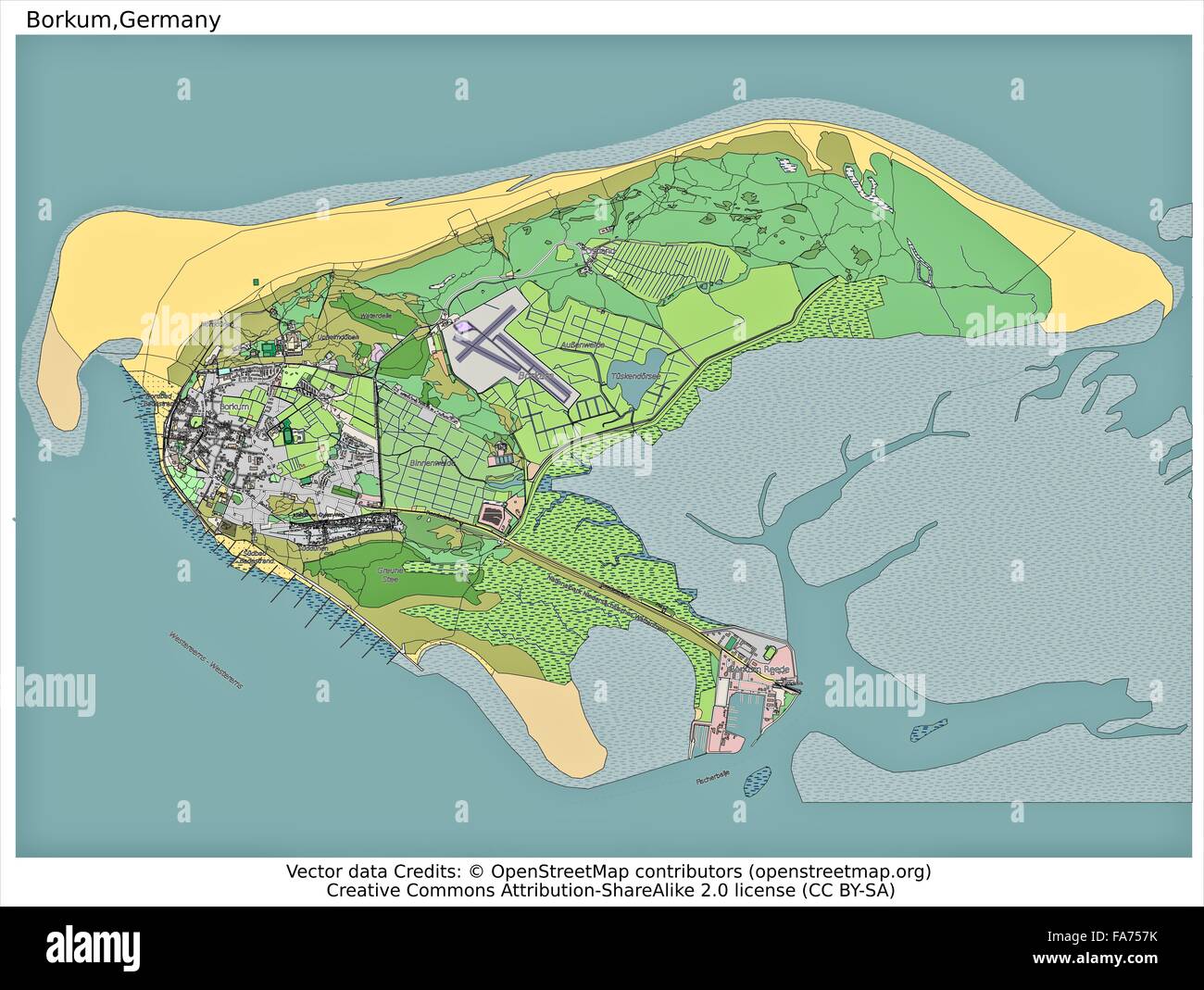 Borkum Stadt Stockfotos und -bilder Kaufen - Alamy