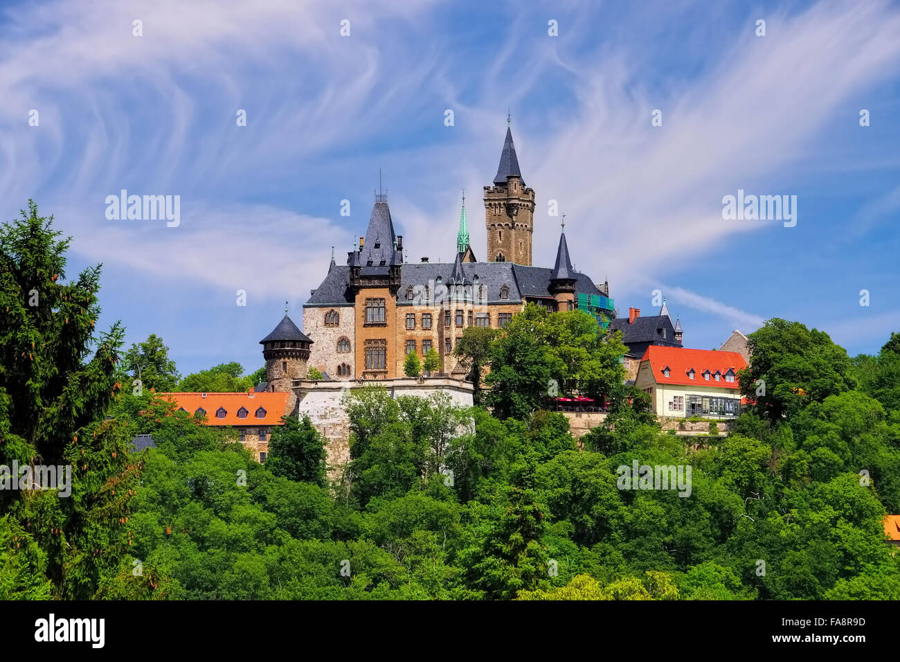Wernigerode Schloss - Wernigerode Burg 02 Stockfotografie - Alamy