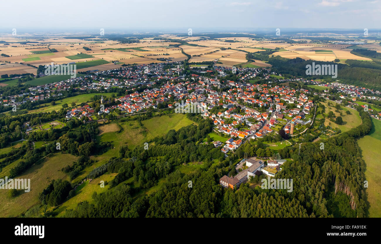 Mit Blick auf Rüthen Rüthen, Kreis Soest, Sauerland, Nord Rhein ...