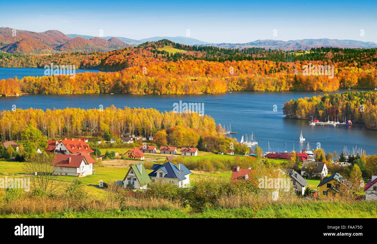 Solina-See, Bieszczady Gebirge, Polen Stockfotografie - Alamy