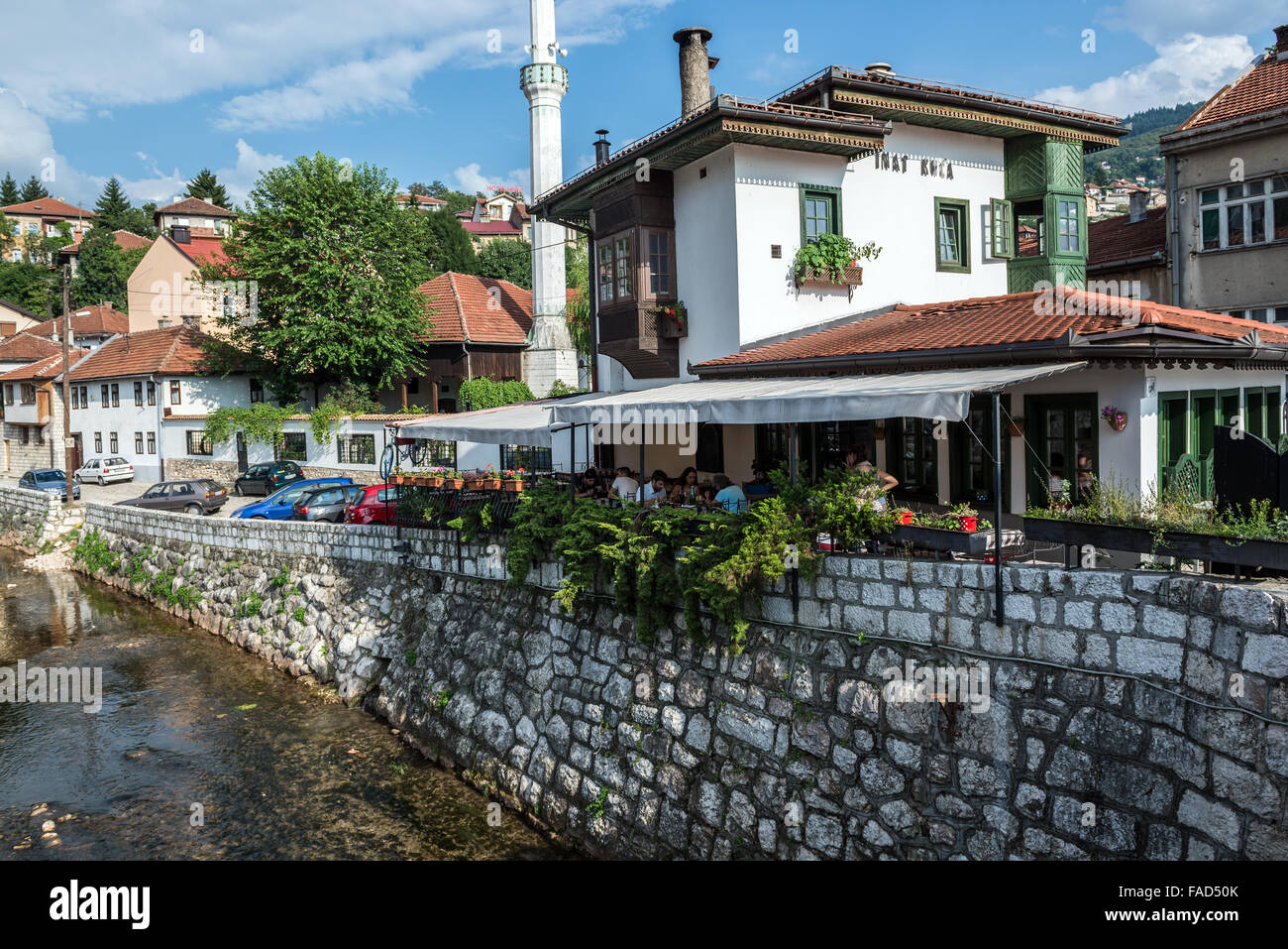 traditionelle bosnische Restaurant Inat Kuca (Haus trotz), alte Stadt ...