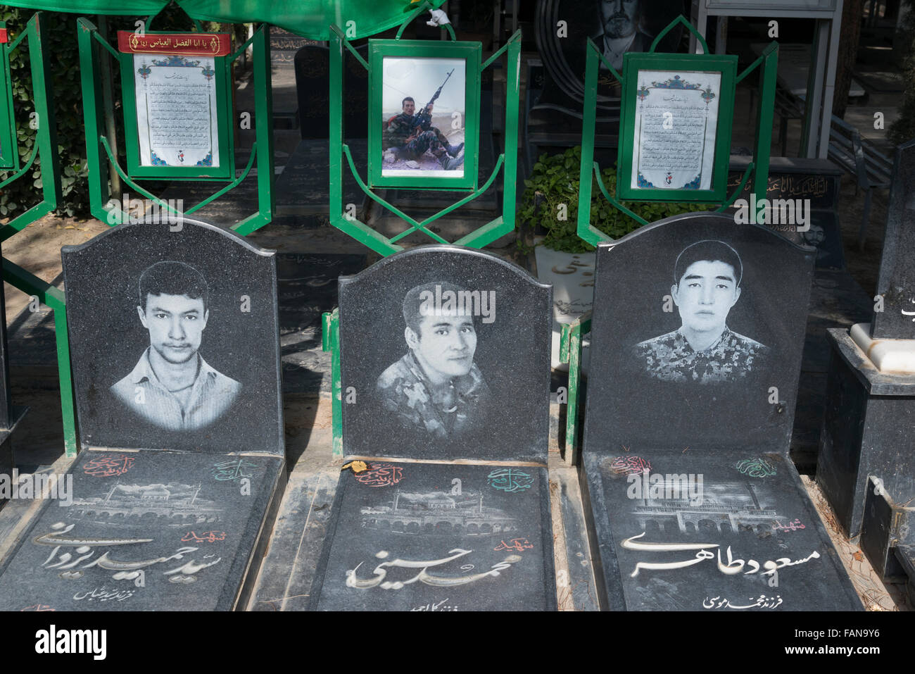 Behesht-e Zahra-Friedhof. Teheran. Iran Stockfotografie - Alamy