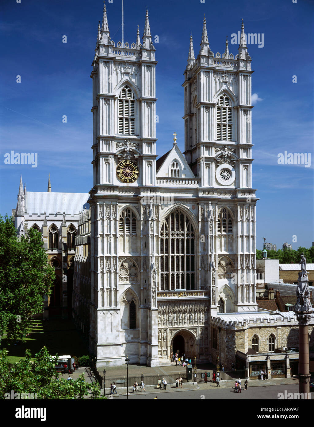 Front westminster abbey -Fotos und -Bildmaterial in hoher Auflösung – Alamy