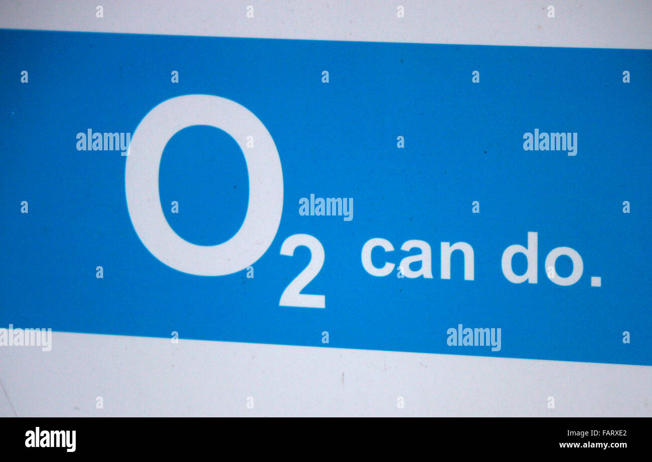 O2 Logo Stockfotos und -bilder Kaufen - Alamy