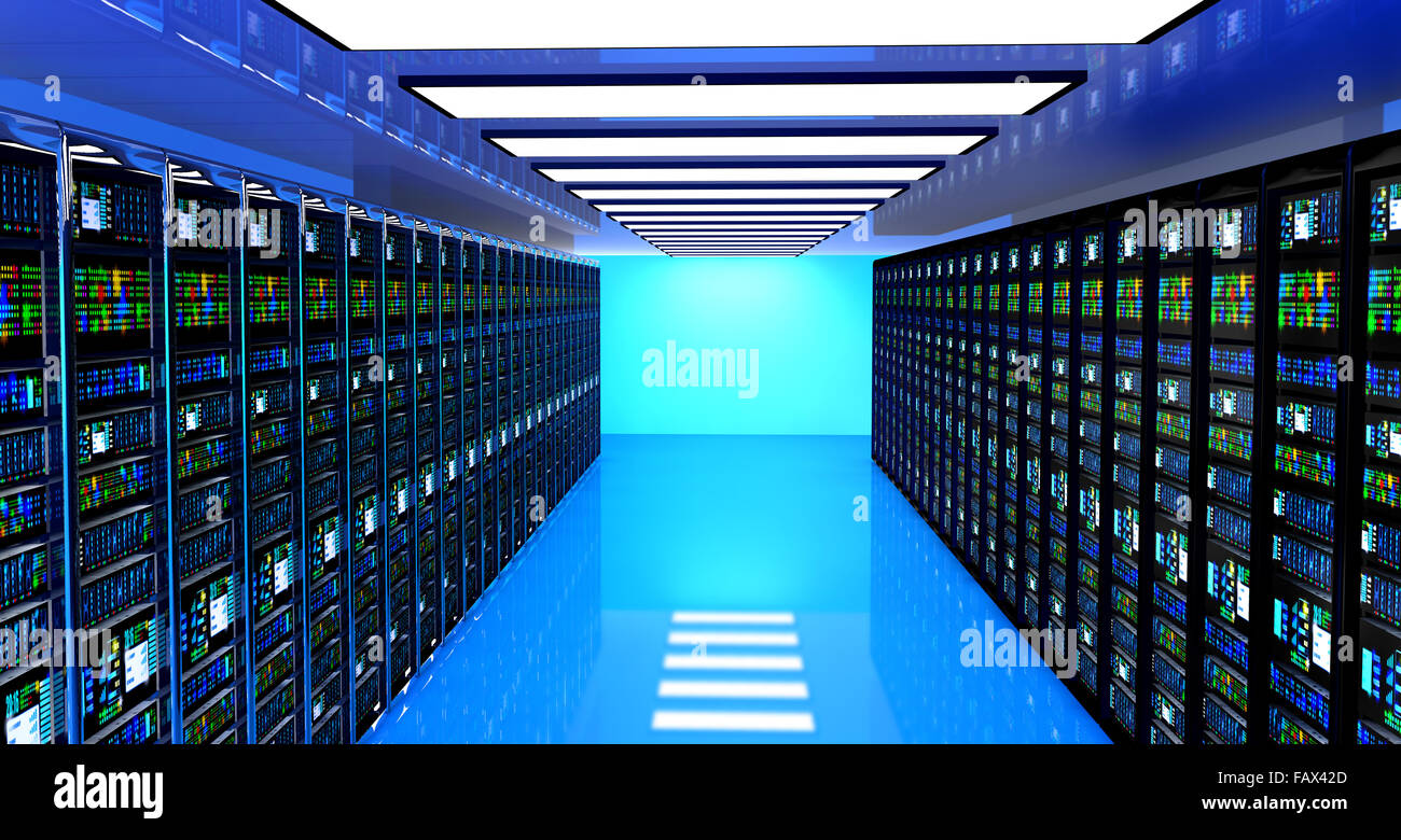 Terminal monitor in server room -Fotos und -Bildmaterial in hoher ...
