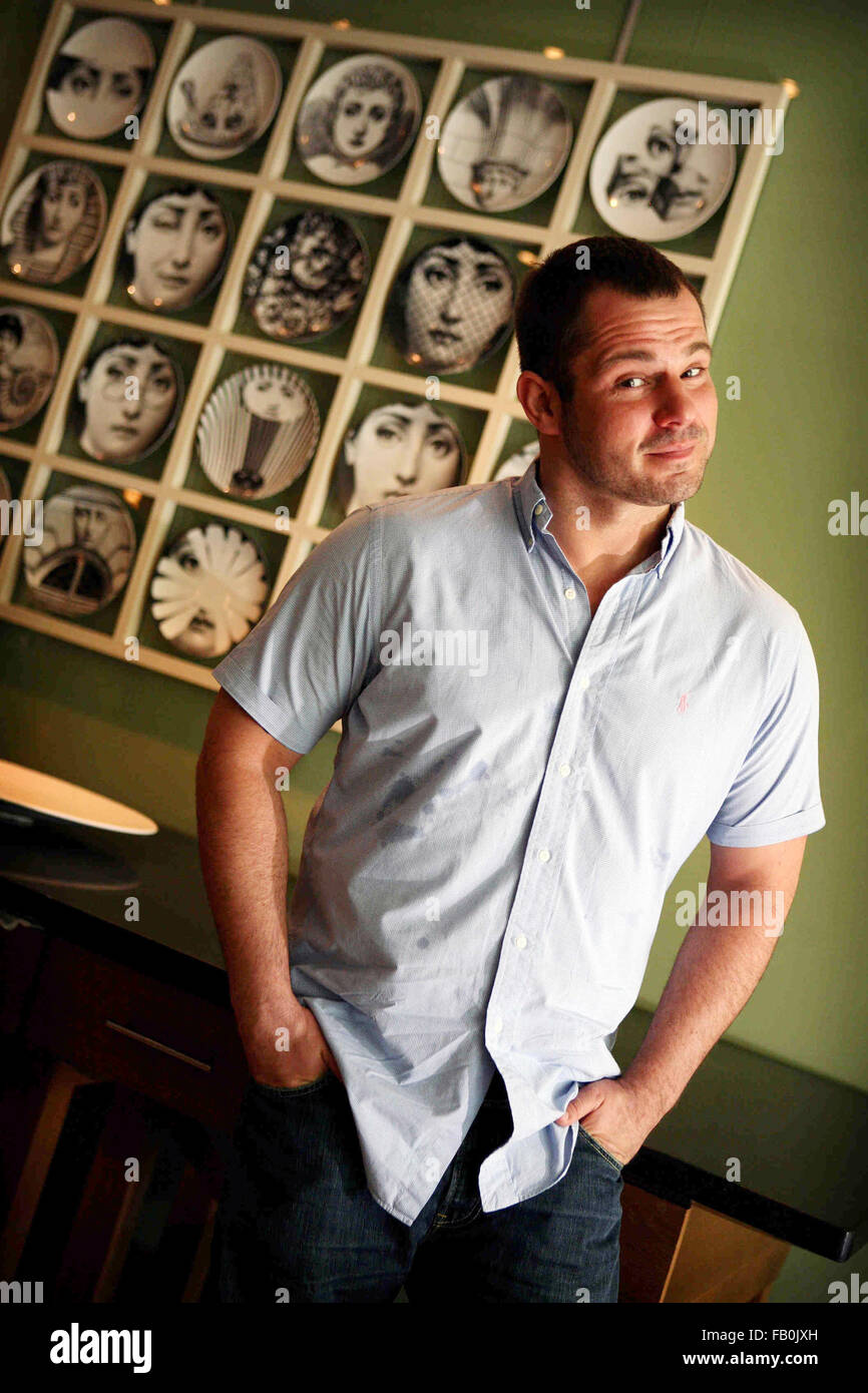 Anthony Crank in der Lowry Hotel River Bar und Restaurant. Foto: Chris ...
