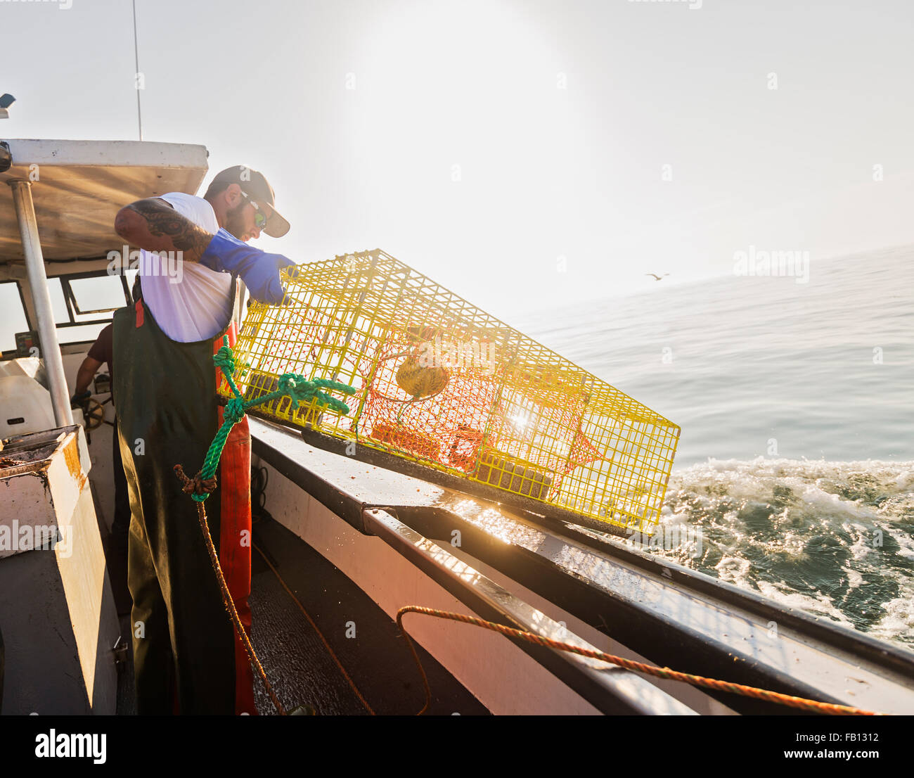 Hummerfalle Boje Stockfotos und -bilder Kaufen - Alamy