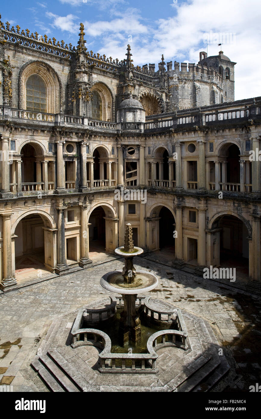 Tomar, Convento de Cristo (Christuskloster Stockfotografie - Alamy